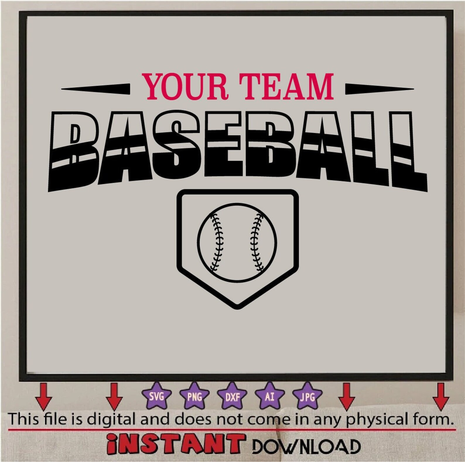 Baseball Svg, Baseball Team Template, Baseball Shirts Svg, Baseball ...