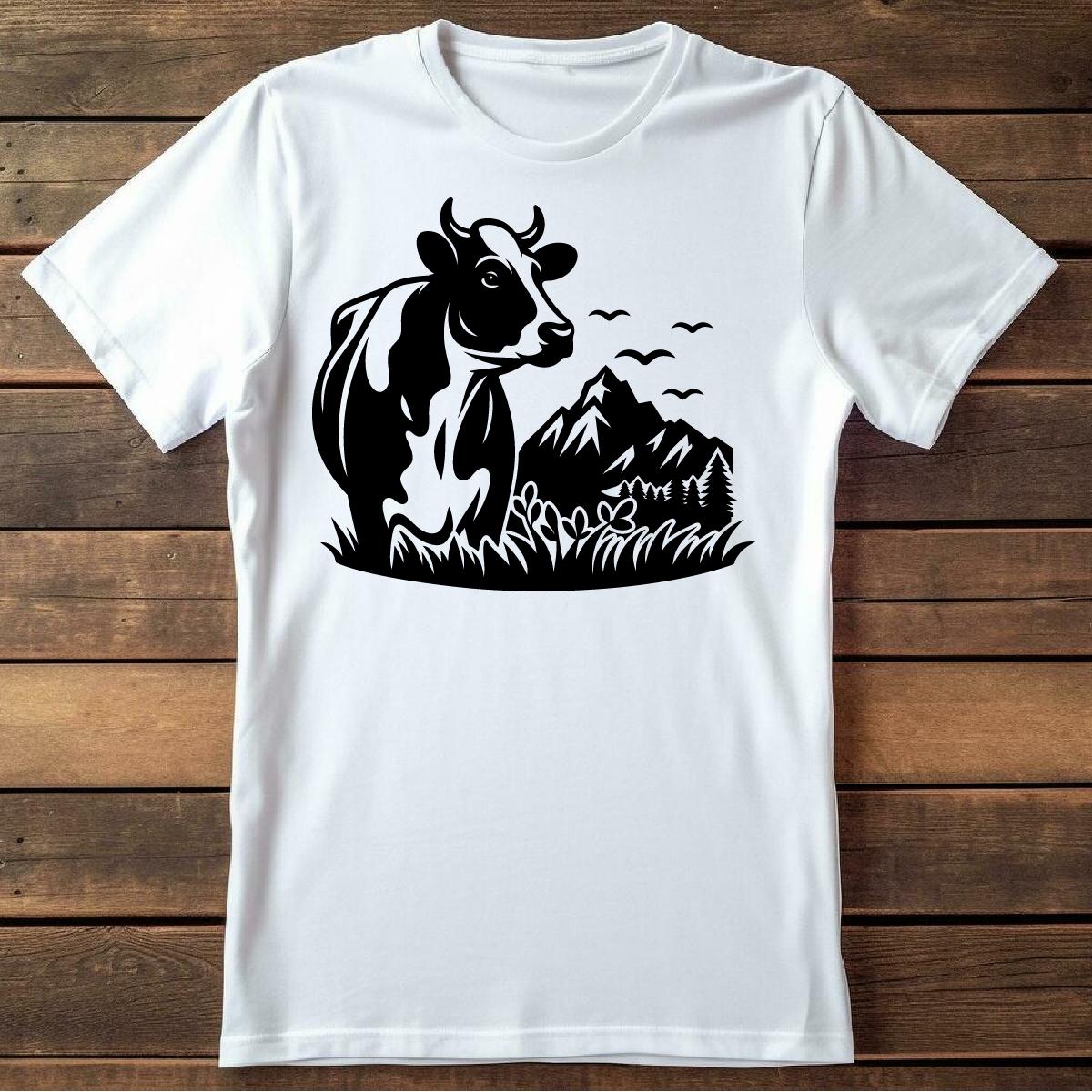 Cow Farm Scene DXF SVG, Farm Cut File, Dxf Files for Plasma, Dxf for ...