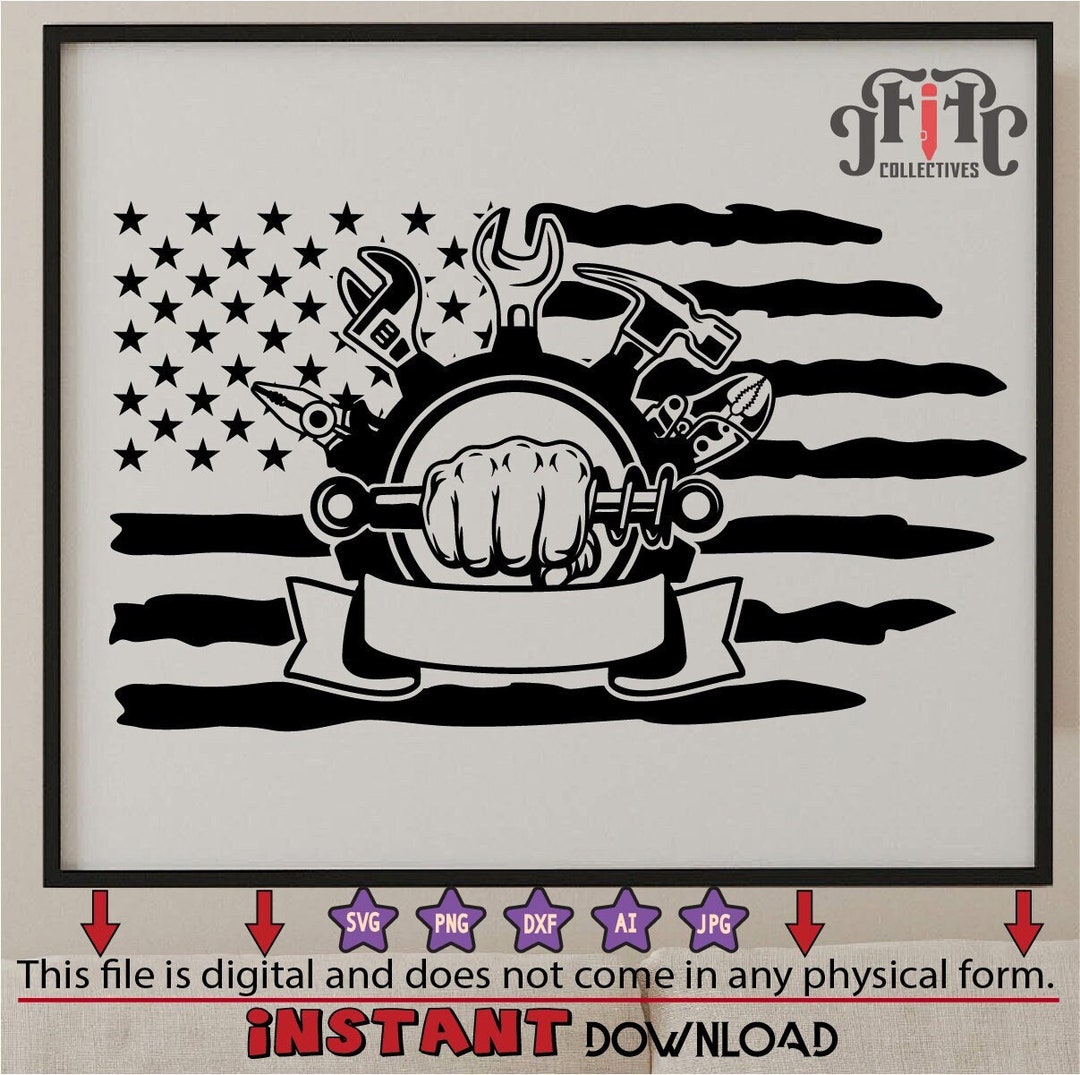 US Repair Tools Svg | Mechanic Svg | Wrench Svg | Fist Bump Svg ...