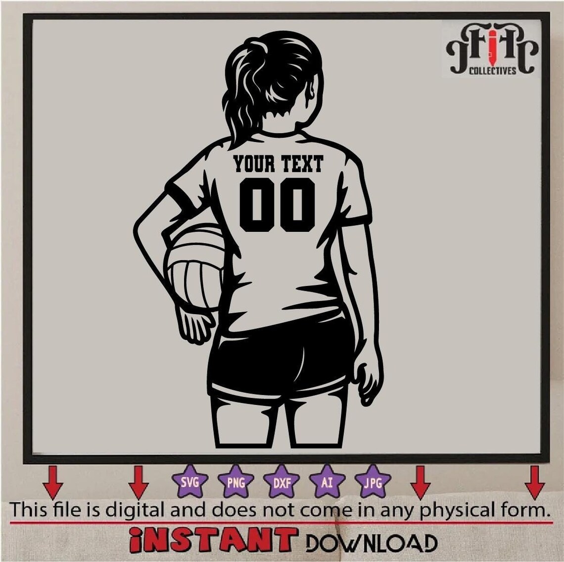 Girls Volleyball Player Svg, Volleyball Player Svg, Volleyball Girl ...