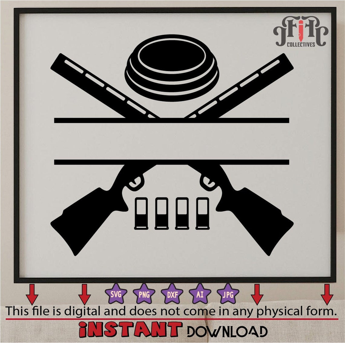 Clay Targets and Shotgun Shells SVG File,trapshooting Svg,skeet ...