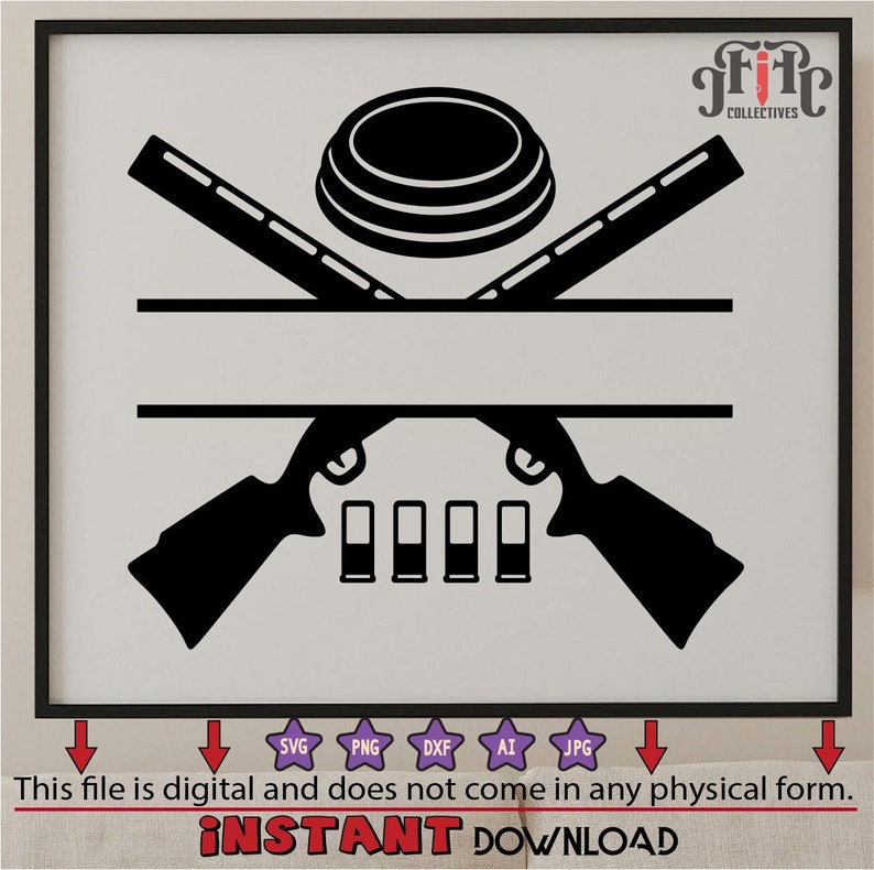 Clay Targets and Shotgun Shells SVG File,trapshooting Svg,skeet ...