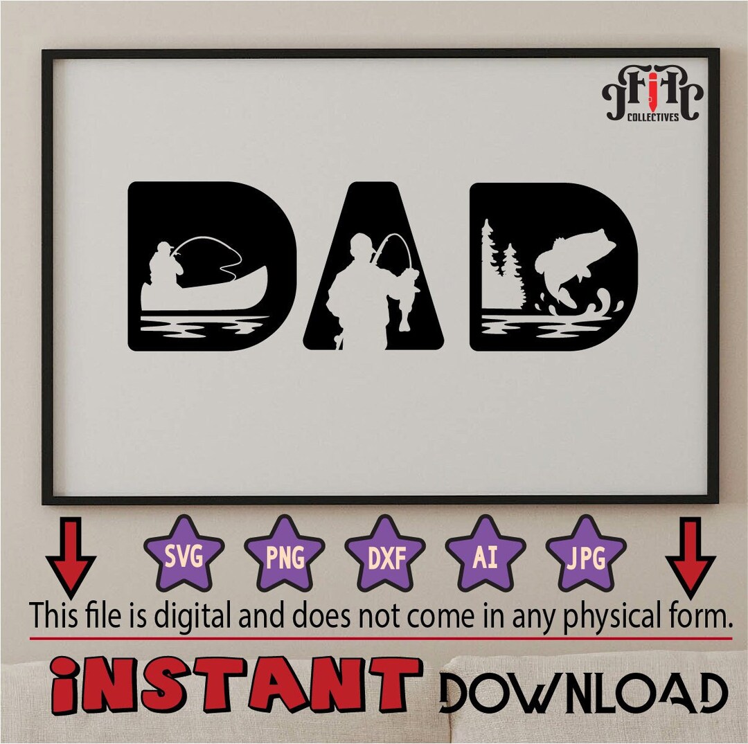 Fishing Dad Svg, Dad Fishing Svg, Outdoor Fishing Svg, Sports Fishing ...