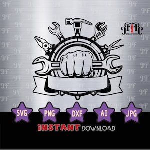 Repair Tools Svg | Mechanic Png | Wrench Svg | Handyman Svg | Repair ...