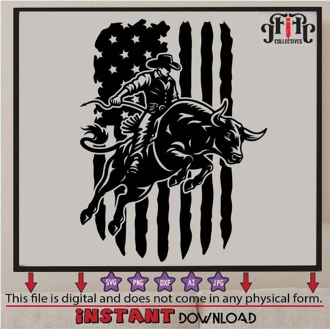 Rodeo Svg | Bull Rider Svg | Ranch Western Country Farm | Cowboy Svg ...