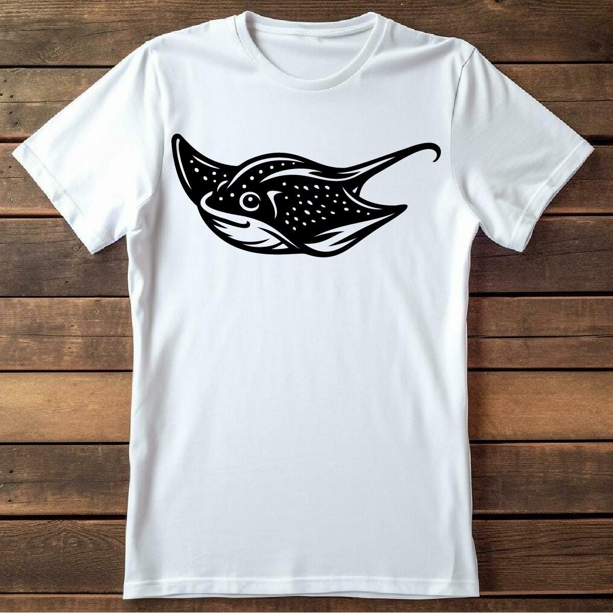 Coastal Stingray: SVG for Your Projects ,stingray SVG, Ocean Life ...
