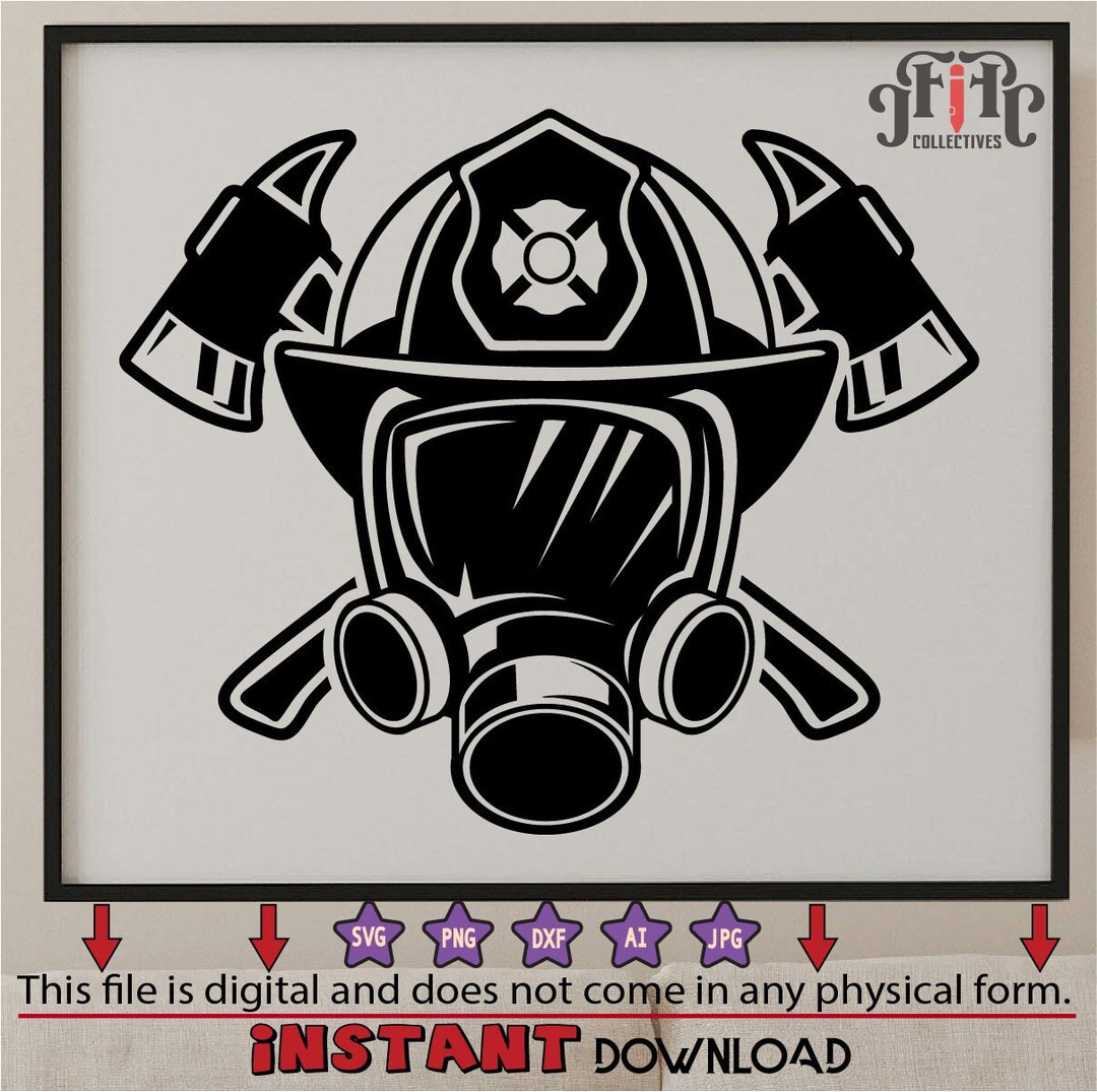 Firefighter Clip Art Firefighting Rescue Axes Fireman Fighting Fire ...