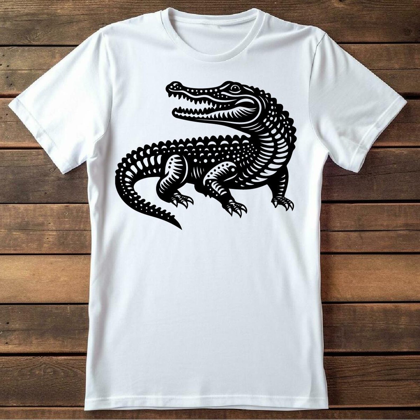Swamp Thing's Sweet Smile: Adorable Alligator SVG for Crafting ...