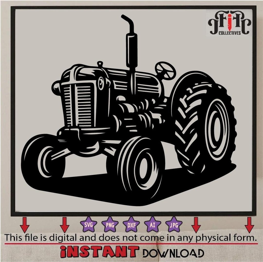 Vector TRACTOR, Engine, Ai, Eps, Pdf, PNG, Svg, Dxf, Jpg Download, Svg ...