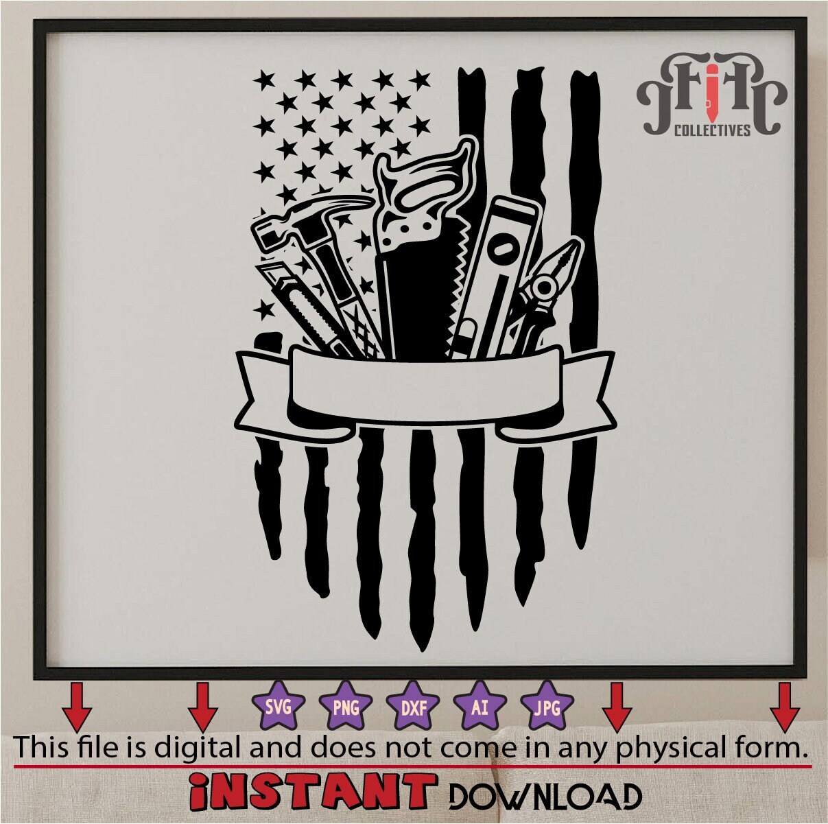 US Carpenter Tools Svg | Carpenter Dad Svg | Construction Monogram | US ...