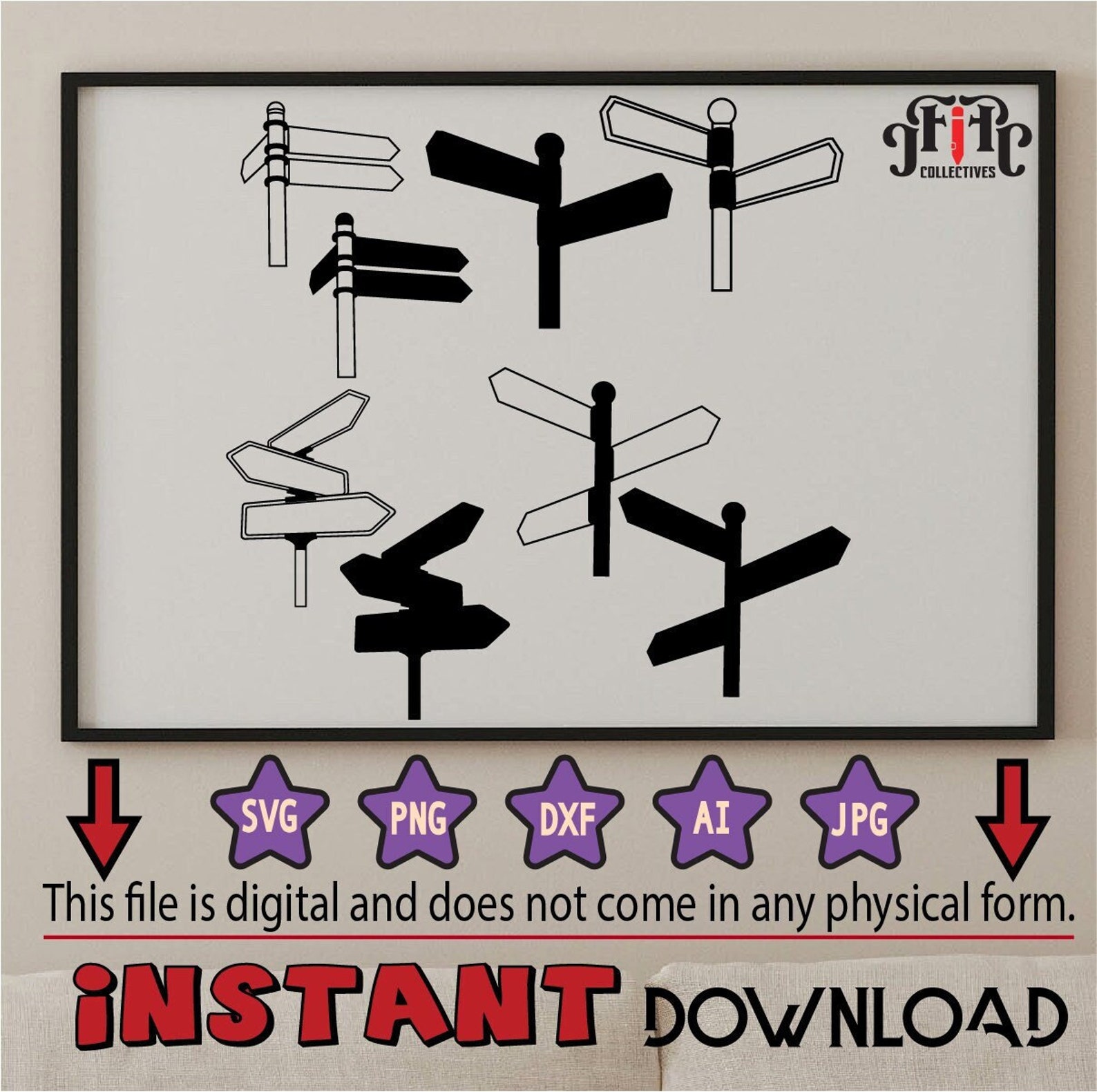 Street Signs Svg, Street Sign Cut File, Customizable Street Sign ...