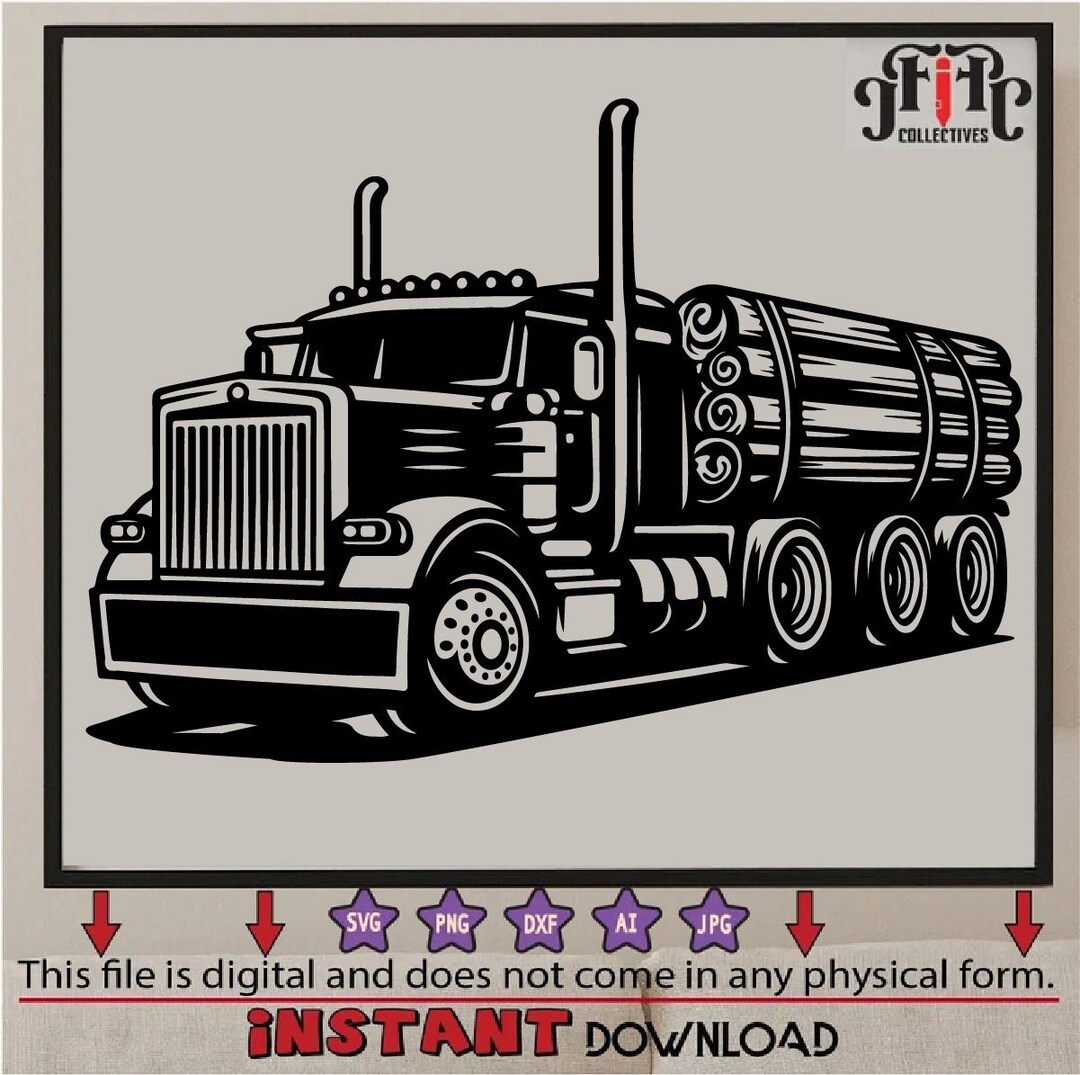 Logging Truck Svg, Wood Man Shirt Png, Lumber Owner Monogram, Logger ...