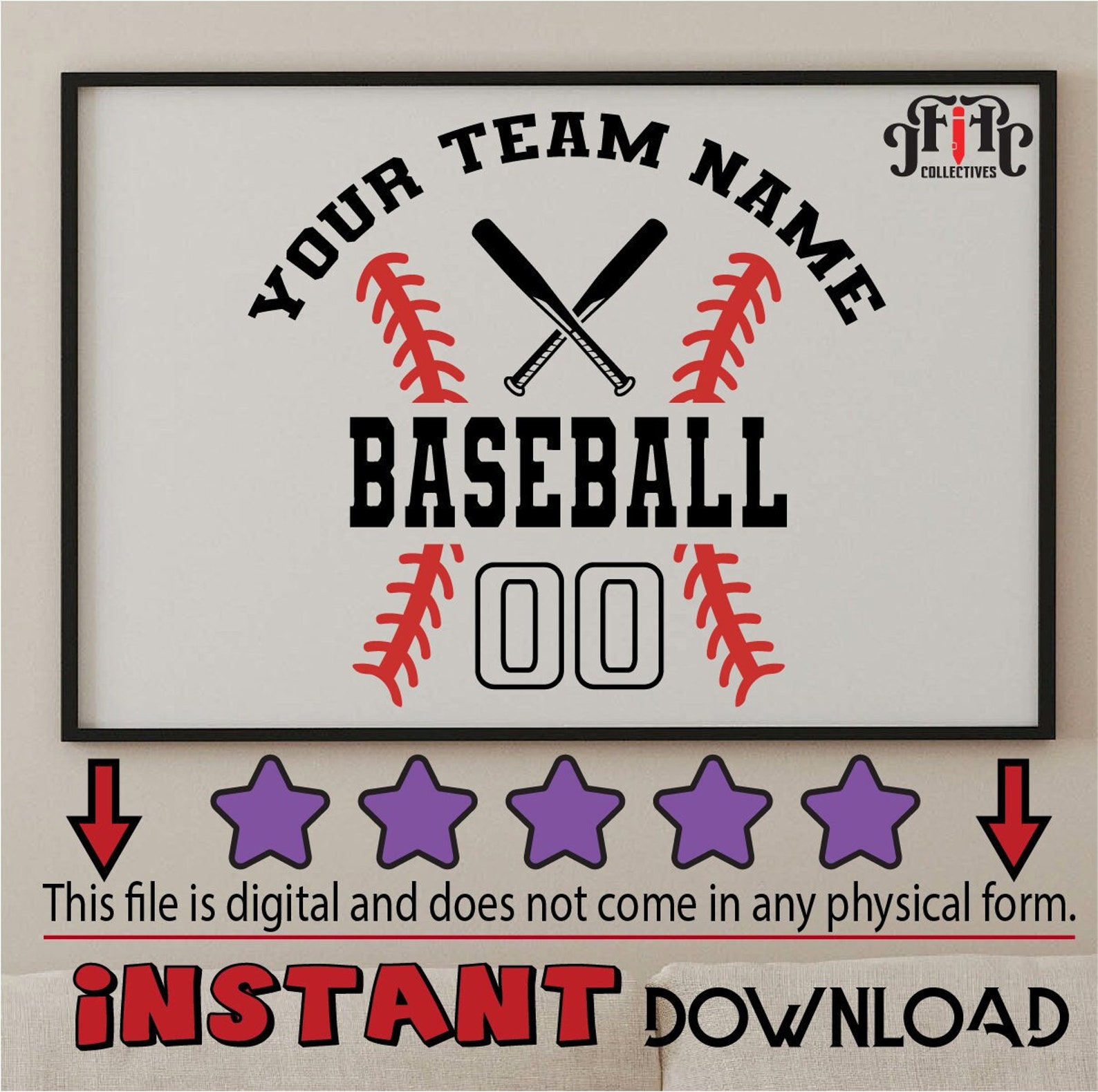 Baseball SVG PNG, Baseball Clip Art, Baseball Player Number Svg ...