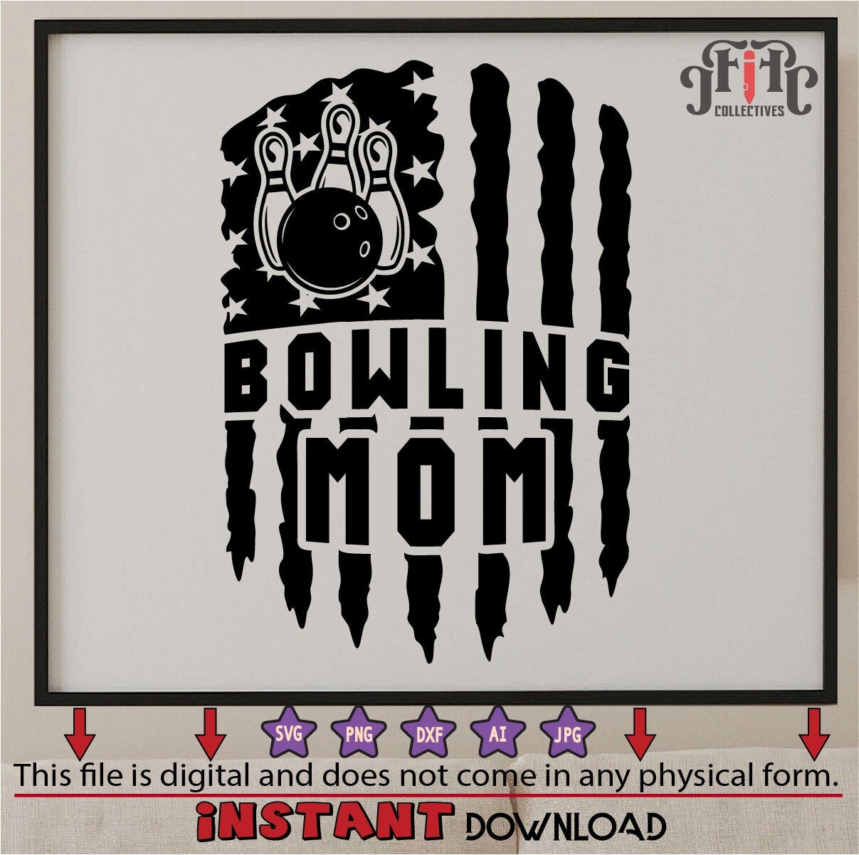US Bowling Mom Svg Clip Art , Bowling Png, Bowling Clipart, Bowling ...