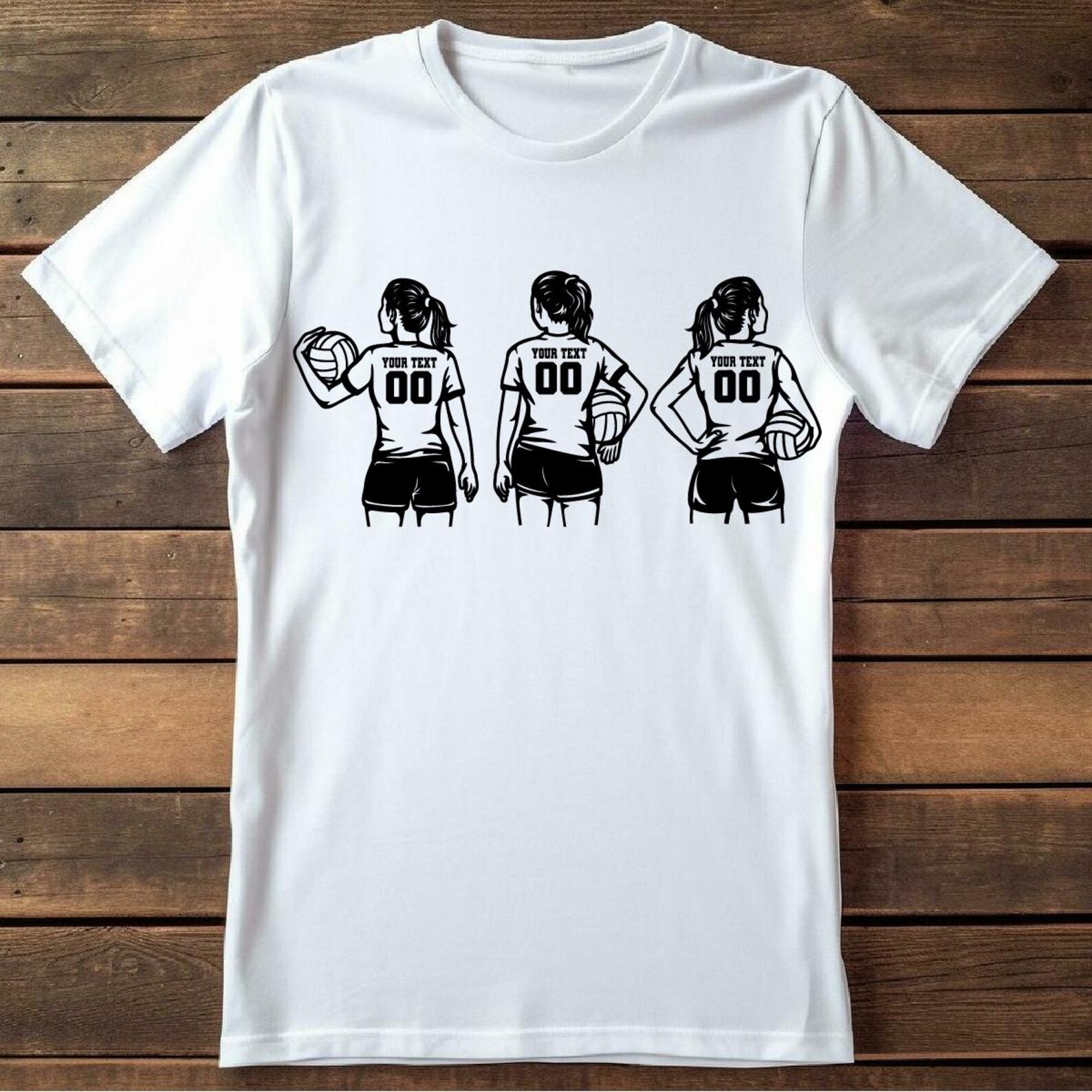 Volleyball Three Player SVG, Volleyball Svg, Volleyball Girl Svg ...