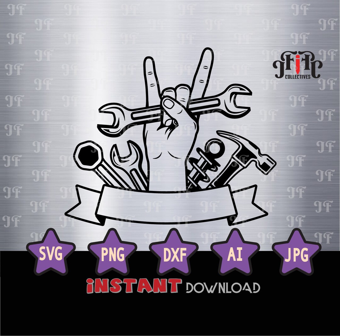 Rock Hand Sign Mechanic Svg | Mechanic Shirt Svg | Mechanic Tools Svg ...