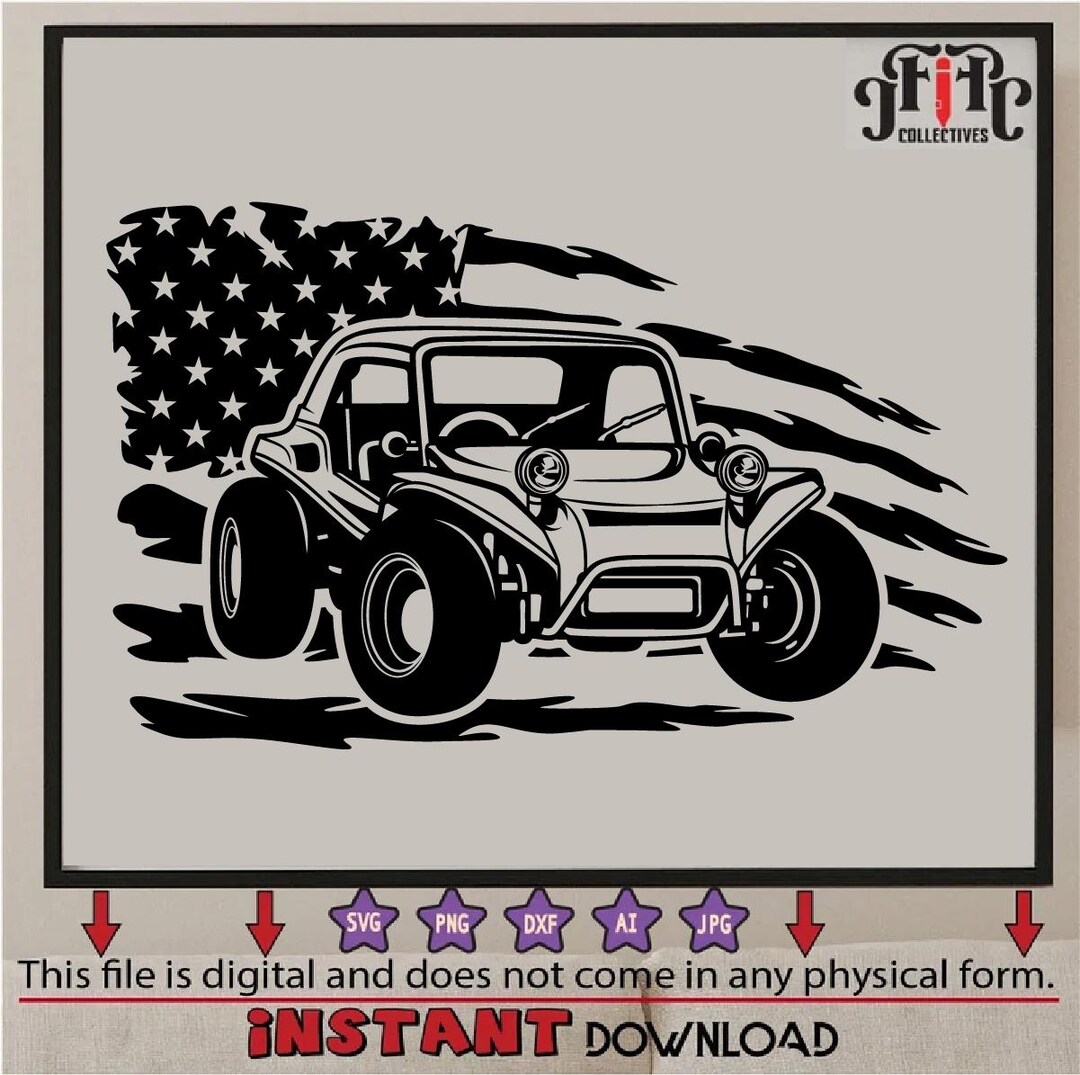 US Dune Buggy Car Svg | Recreational Motor Vehicle Clipart | off Road ...