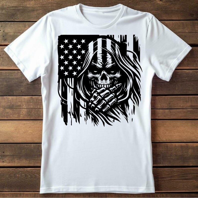 USA Flag,reaper Svg,4th of July,grim Reaper Design,grim Reaper Middle ...