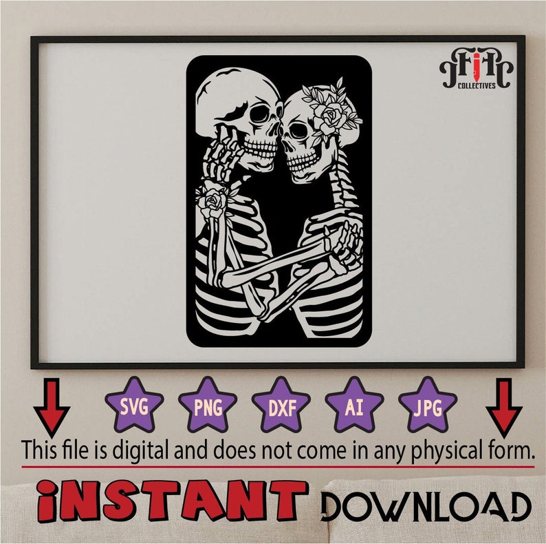 Skull Lovers SVG Dead Skeleton Skull Svg Skull Svg Skeleton Svg Gothic ...