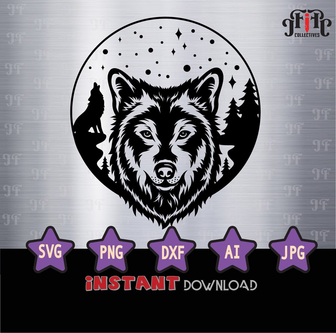 Howling Wolf SVG File, Wolf Howl Svg, Wild Wolf Svg, Mountain Wolf Svg ...