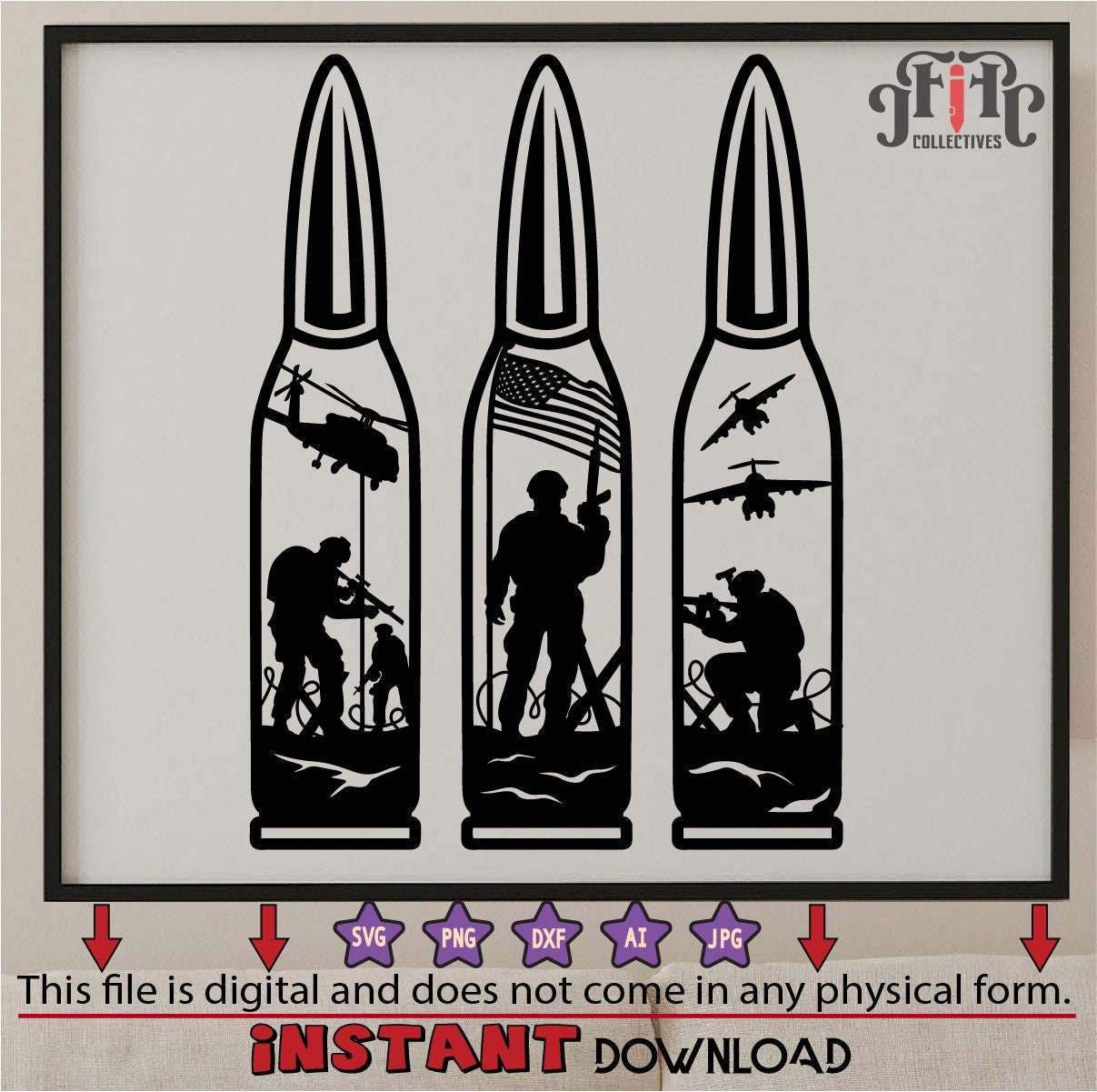 Bullet Soldier Scene SVG, US Soldier Svg, American Troops Svg, US Navy ...