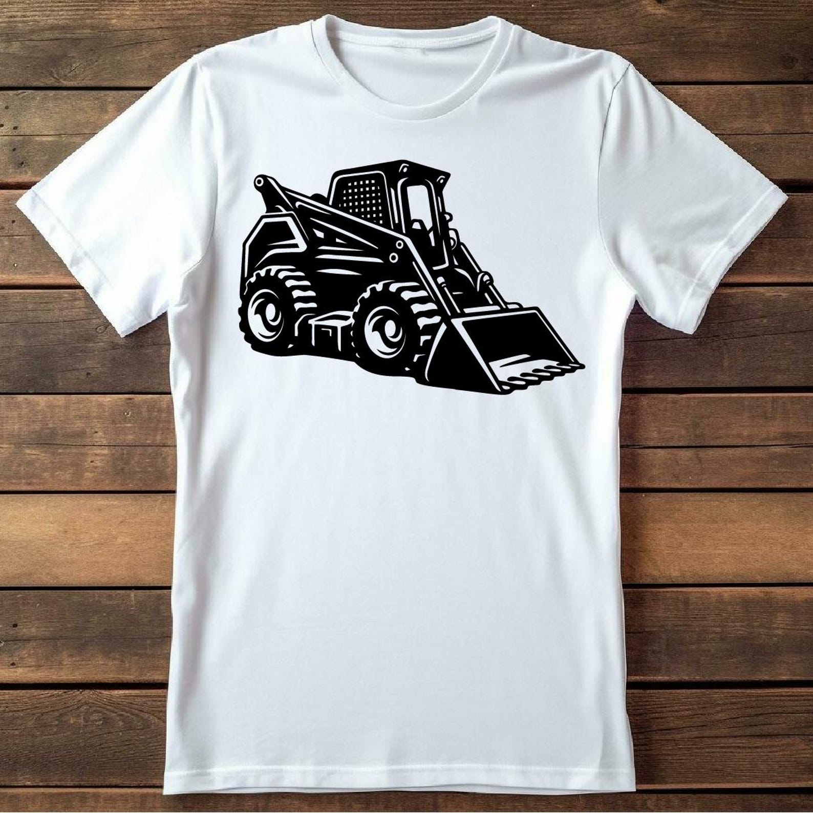 Track Skid Steer Svg | Compact Loaders Clipart | Construction Vehicle ...