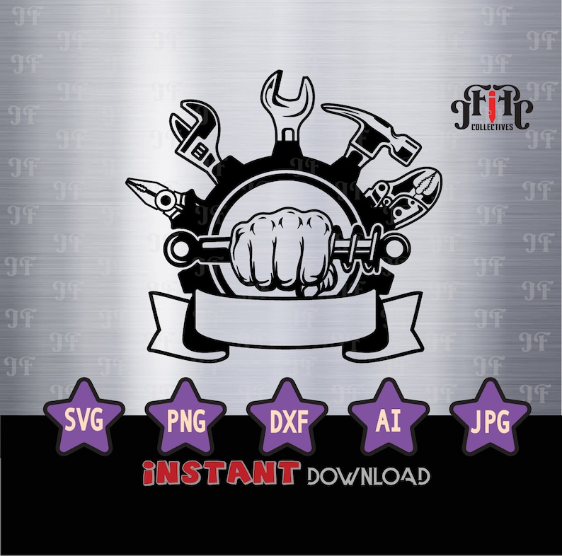 Fist Mechanic Svg | Mechanic Shirt Svg | Mechanic Tools Svg | Wrenches ...