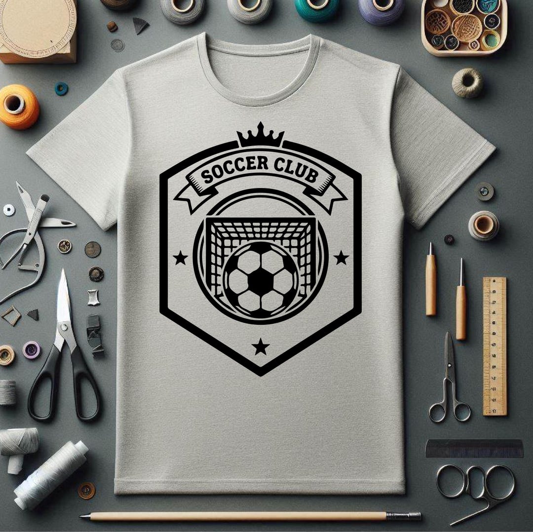 Soccer Club SVG | Soccer Team Logo Design | Sports SVG Cut File for ...