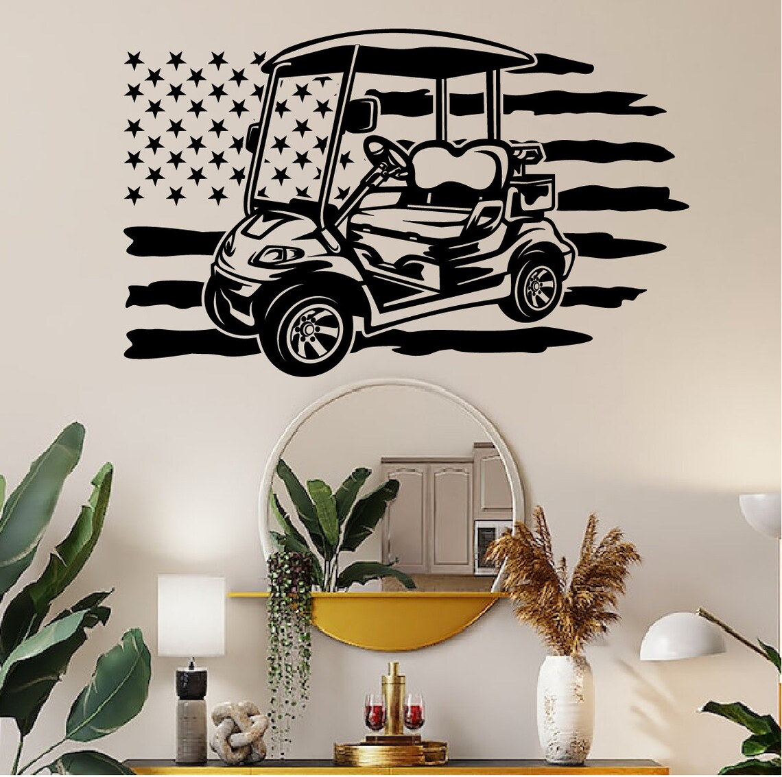 US Golf Cart SVG File | Golf Svg File | Golf Cart Clipart | Golf Cart ...