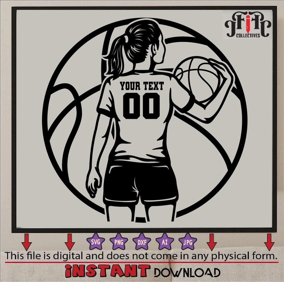 Basketball Girl SVG, Basketball School, Basketball, Svg for Cricut ...