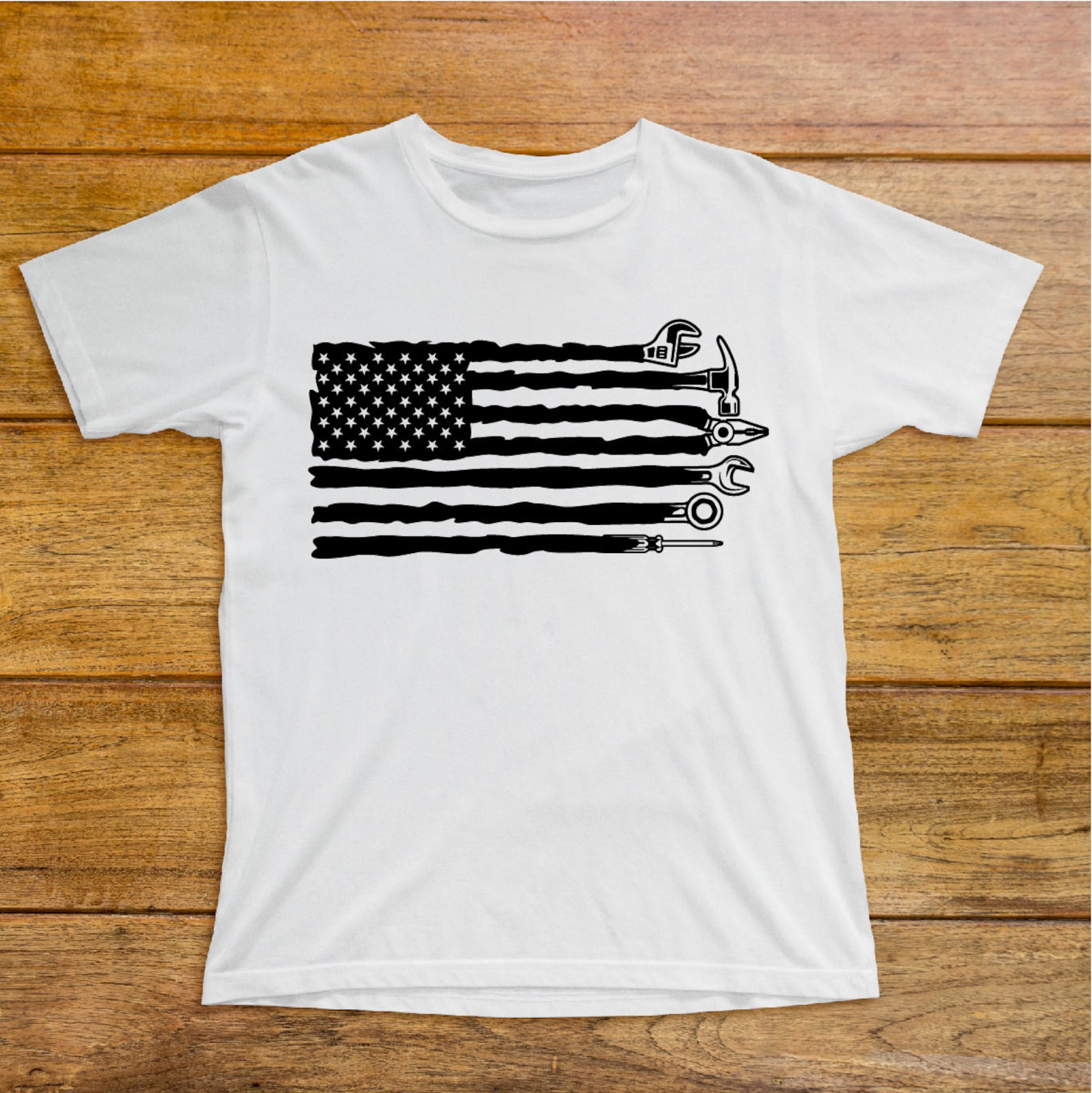 US Flag Tools Svg | Mechanic Tools SVG | Mechanic Svg | Distressed Flag ...