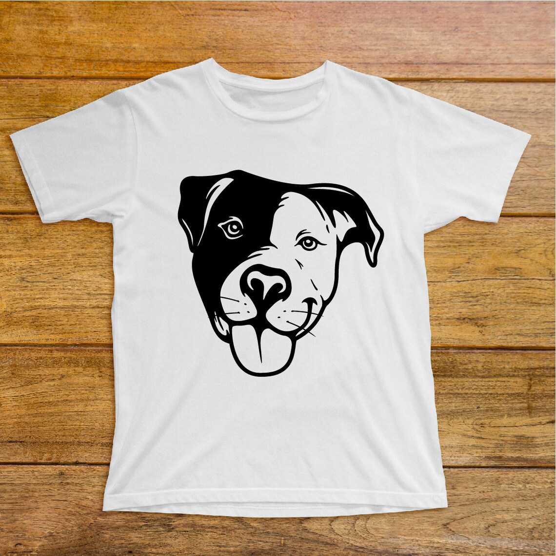 Cute Pitbull SVG, Pitbull Svg, Pitbull Dog Peeking Svg, Cute Pitbull ...