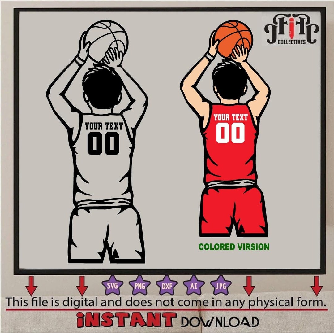 Basketball Player Svg | Customized Basketball Player Svg | Basketball ...