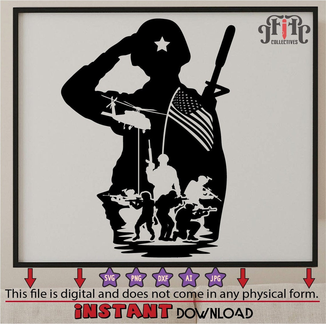 US Soldier SVG, Veteran Soldier Svg, American Troops Svg, Army Svg ...