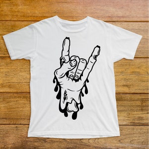 Zombie Hand Rock Sign Svg ,halloween Zombie Hands Svg, Zombie Hand Svg ...