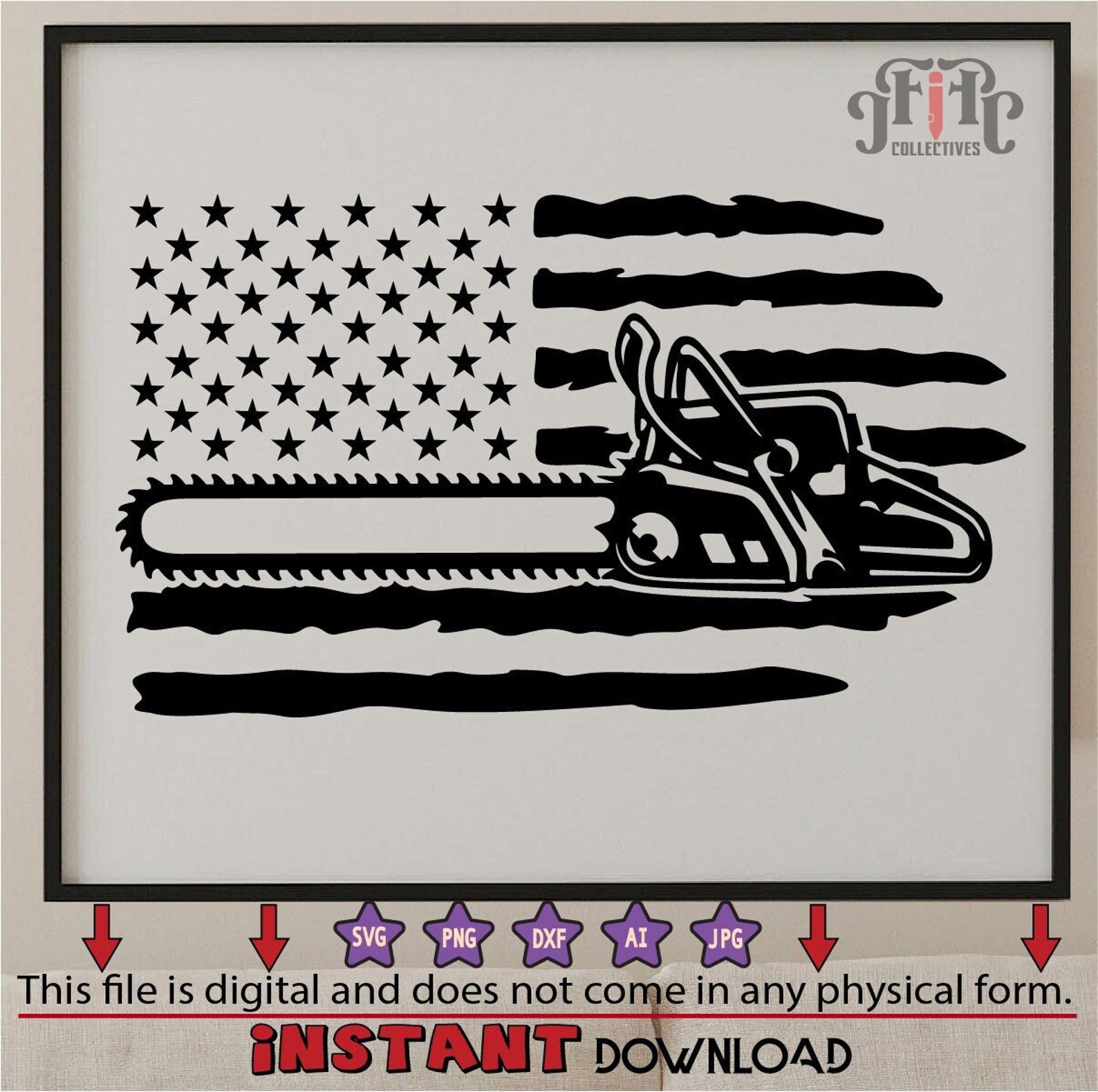 US Logging Chainsaw Svg File | Lumberjack Svg | Woodcutter Svg ...