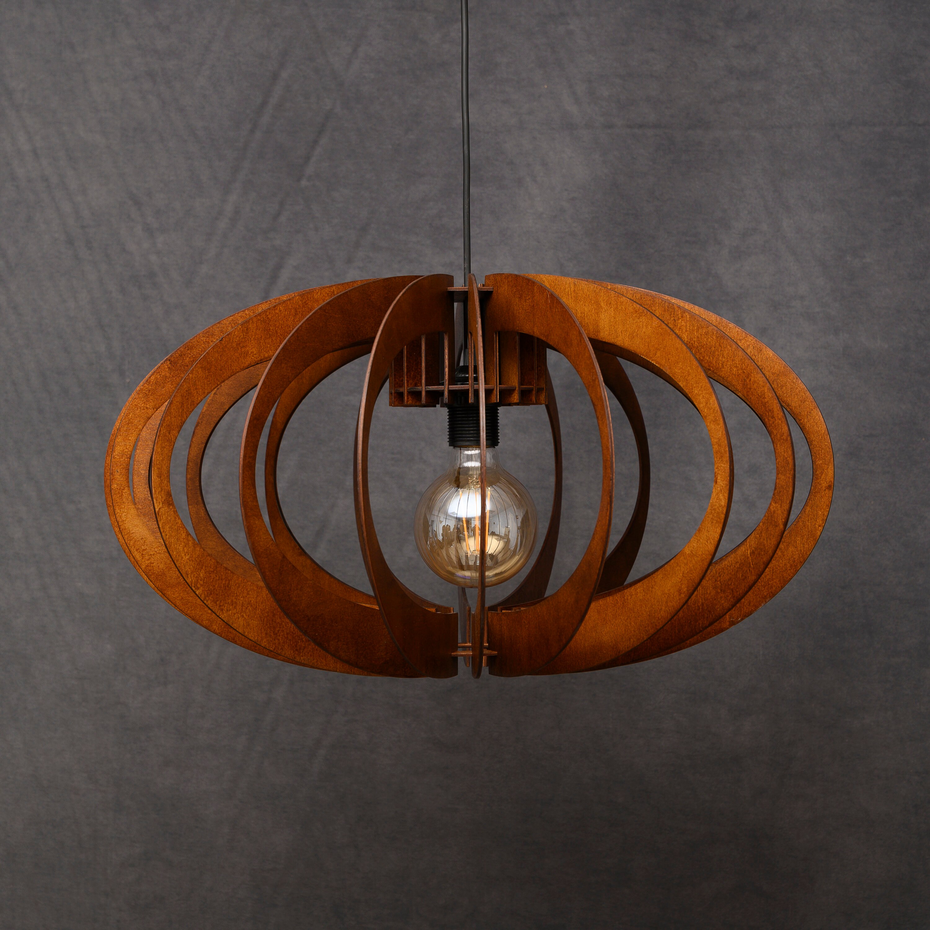 Wood Light Fixture Ceiling, Pendant Light Wood, Wood Handmade Lamp ...