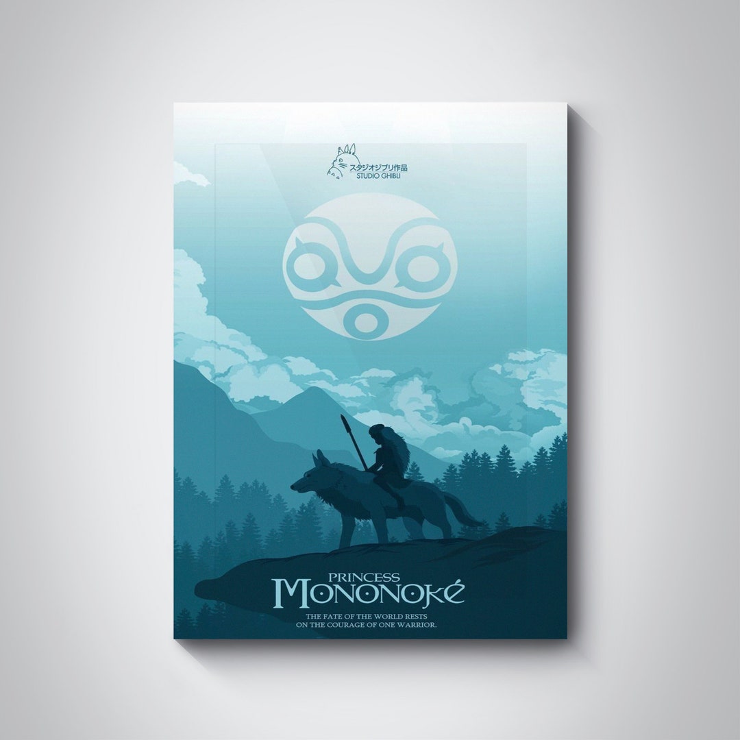 Princess Mononoke Canvas Japanese Anime Art Poster Studio - Etsy