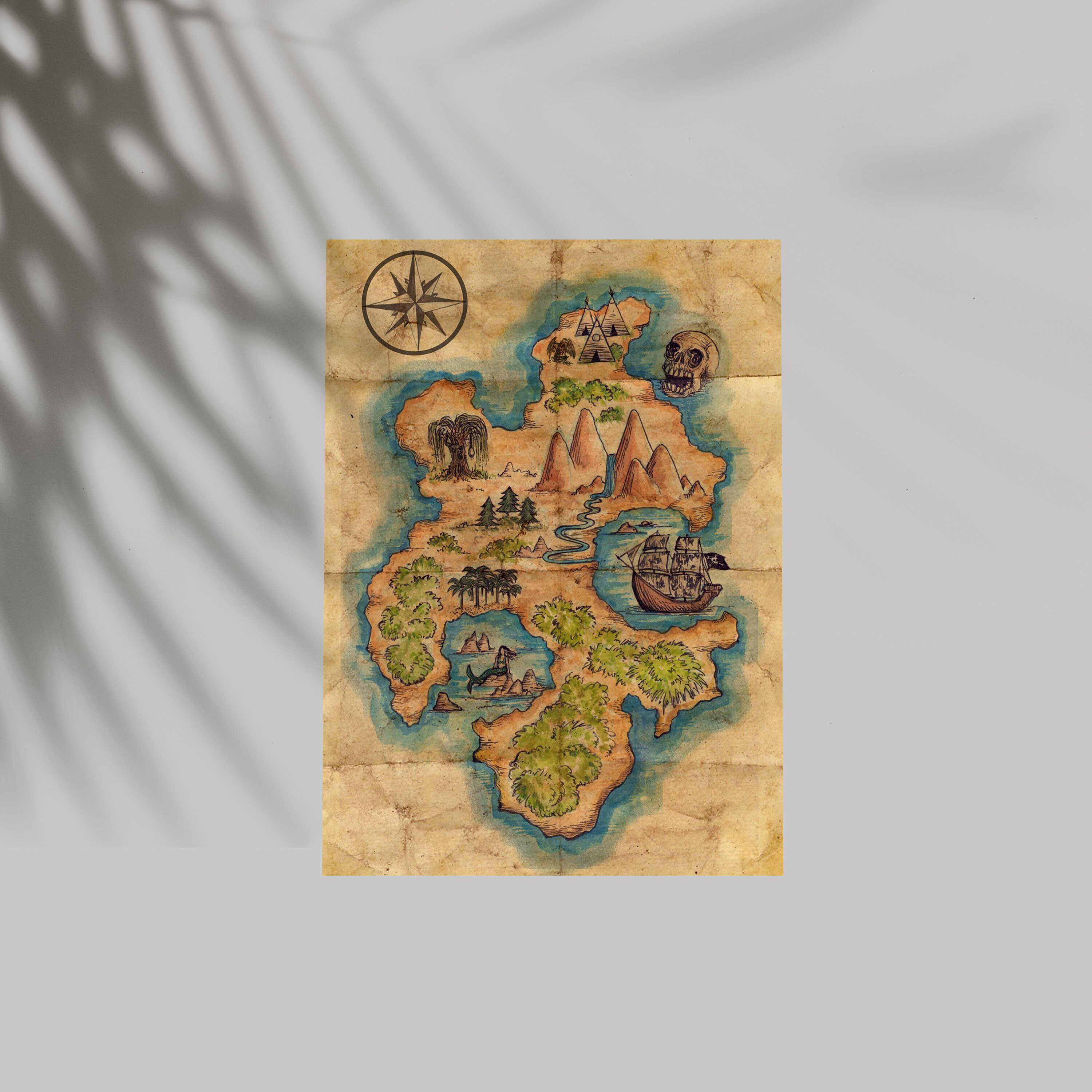 Movie Map Canvas/vintage Poster Art/movie Canvas Art/famous - Etsy