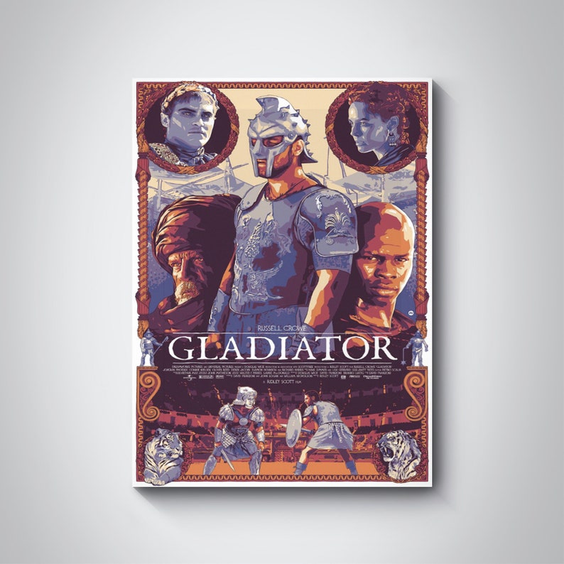 Gladiator 2000 Movie Poster Wall Painting Home Decor Poster - Etsy
