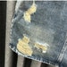 Distressed Denim Overall Mini Skirt Edgy and Versatile Fashion Piece - Etsy