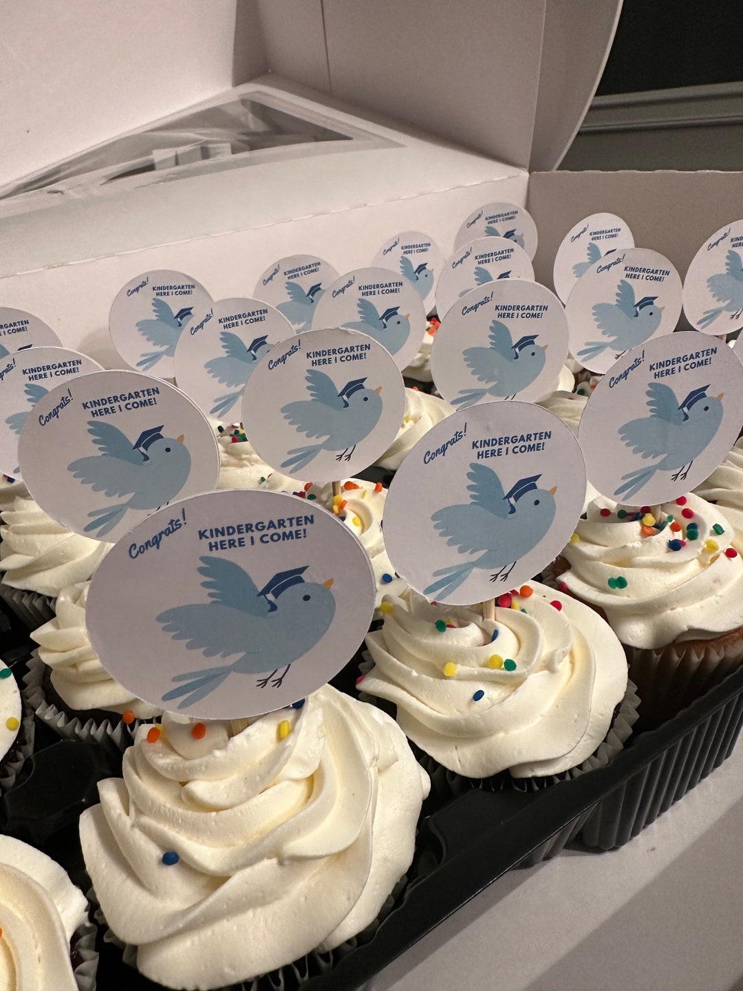 Personalized Cupcake Toppers: Custom Food Picks, Birthday Party Decor ...