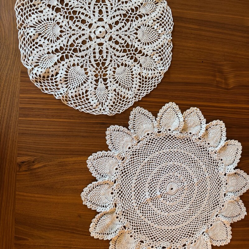 Knitted Doily - Etsy