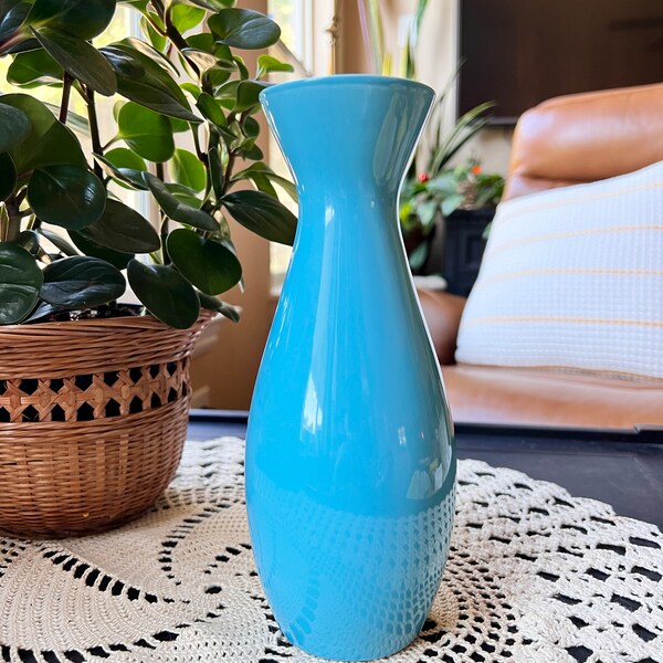 Turquoise Vase - Etsy
