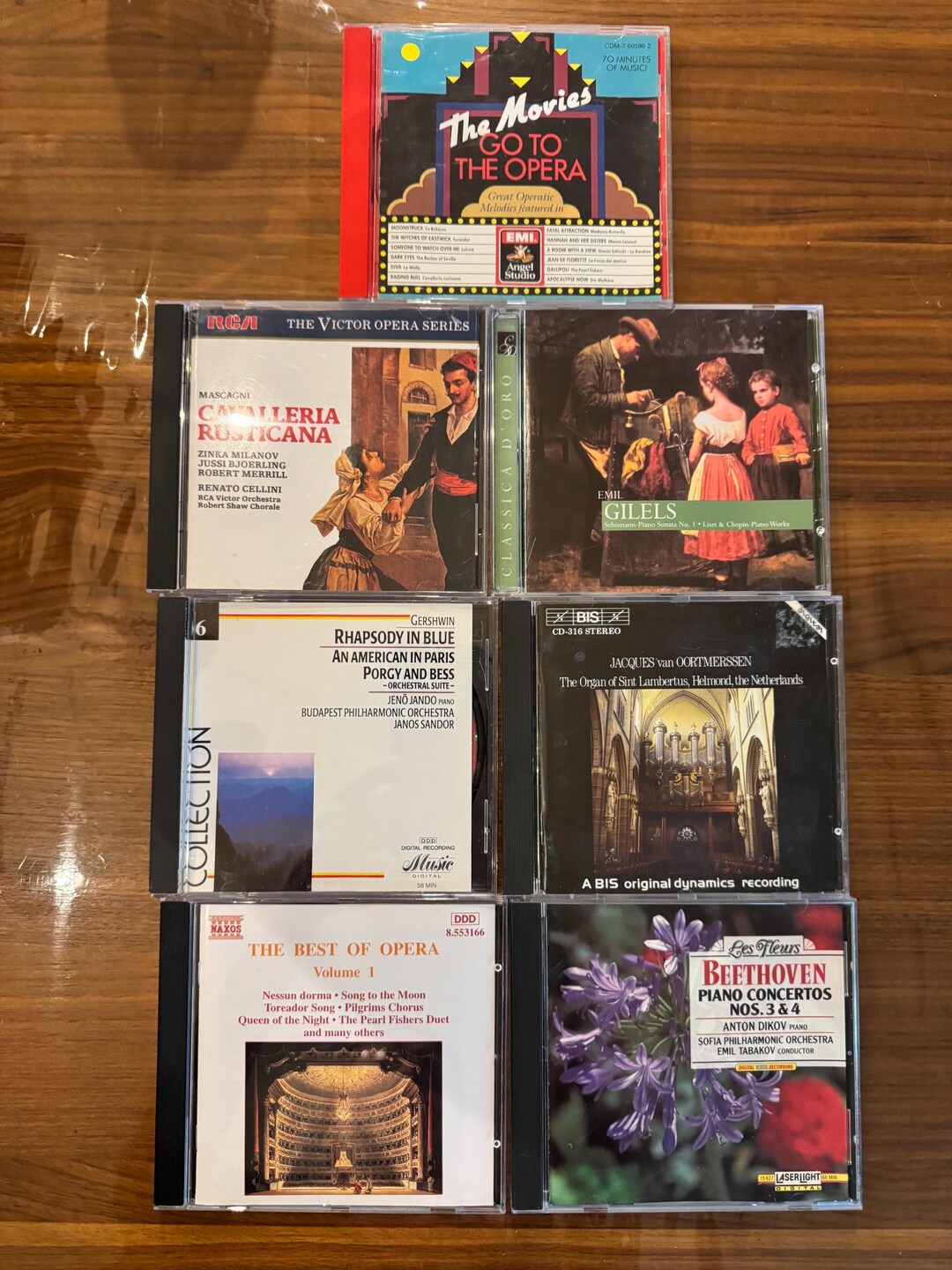 Classical Music Opera Bundle, Vintage Cds Set of 7 Emil Giles, Jacques ...