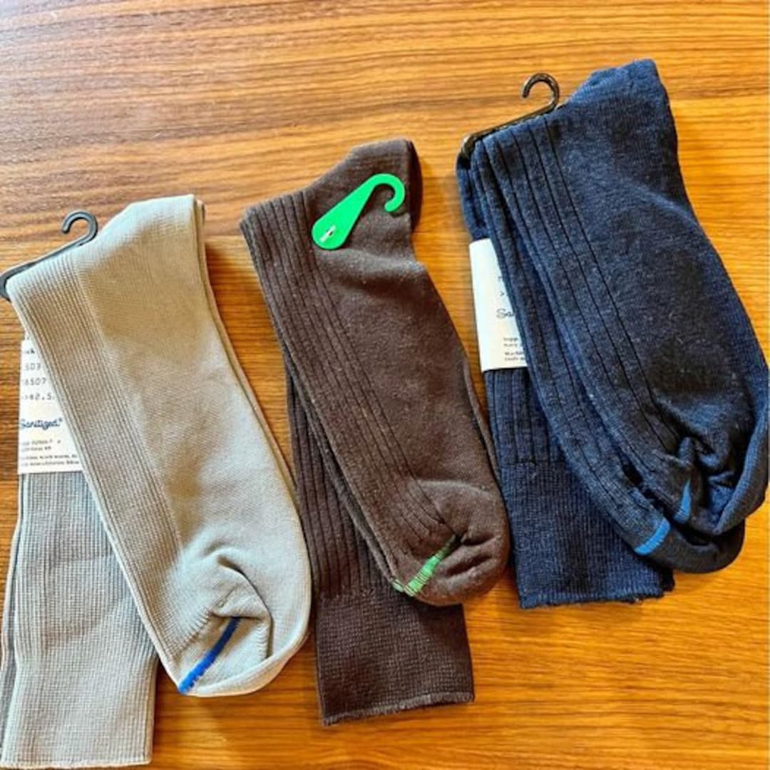 Vintage Socks 3 Pair Stafford and Adler Mens - Etsy