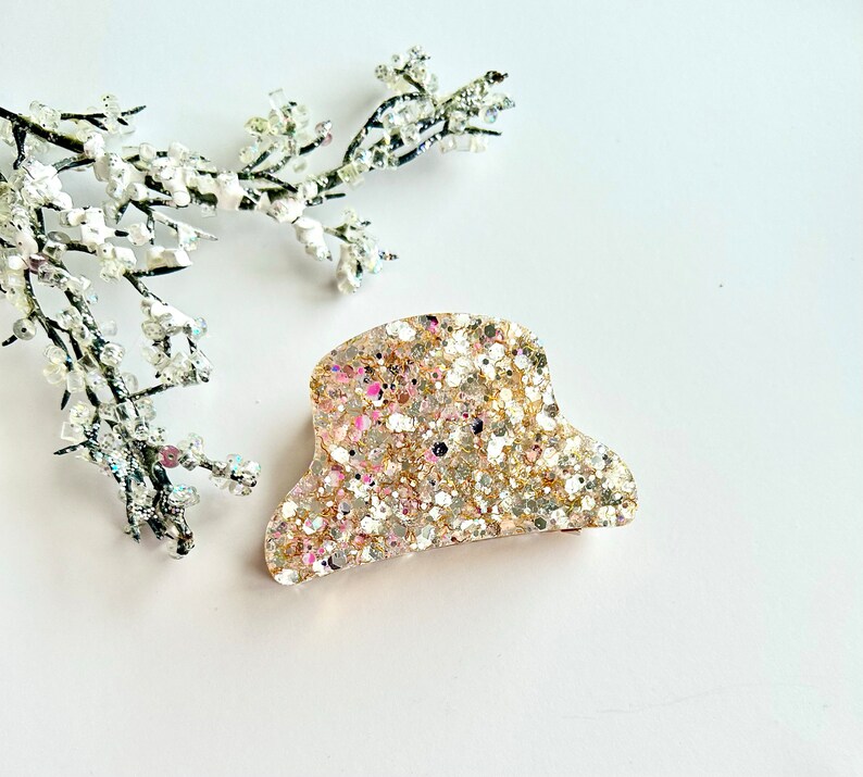 Neutral Claw Clips, High Quality Claw Clips, Christmas Gift, Sparkly ...