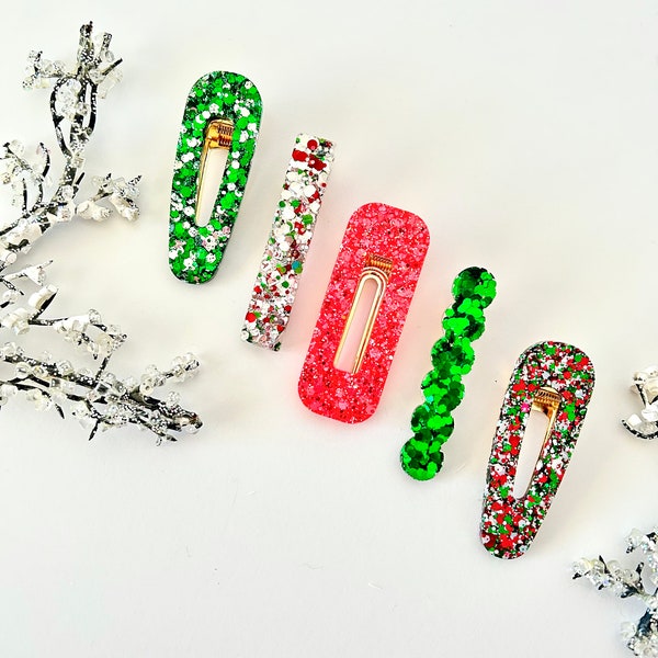 Holiday Hair Clip - Etsy