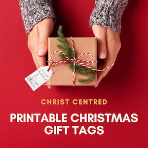 PRINTABLE Christ Centred Christian Christmas Gift Tags. Nativity ...