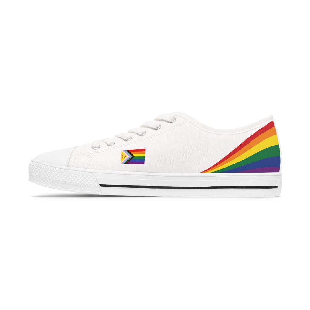 Women's Pride Flag Shoes Rainbow Low-top Sneakers - Etsy